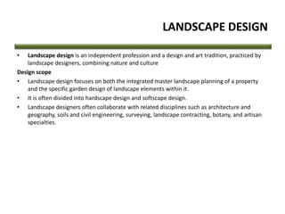 Landscape DEFINITION AND MEANING | PPTX