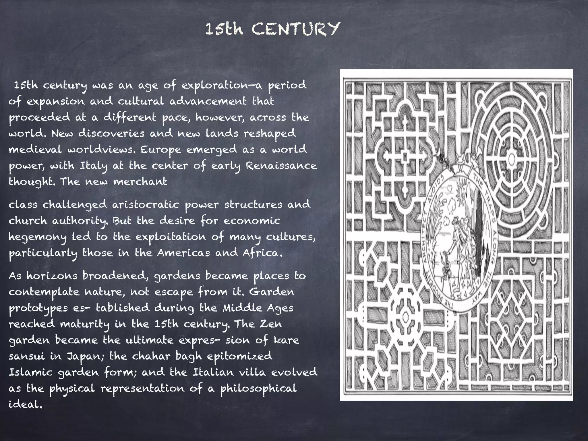 historical time line of Landscape Design | PDF
