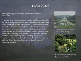 historical time line of Landscape Design | PDF