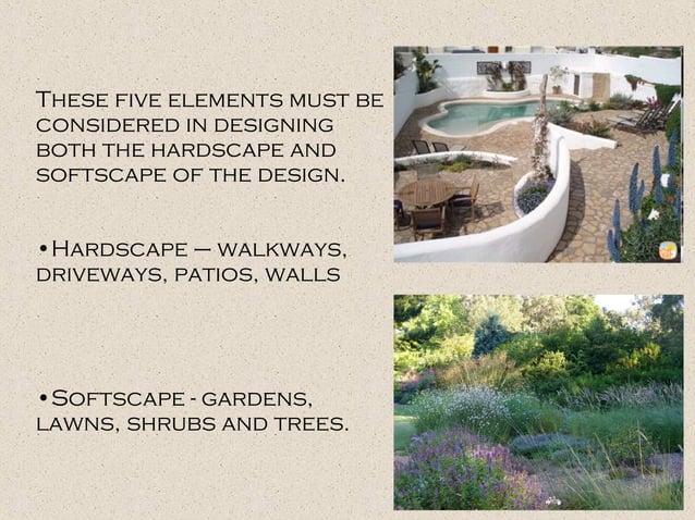 Landscape Design and Principles | PPT | Gardening | Home & Garden
