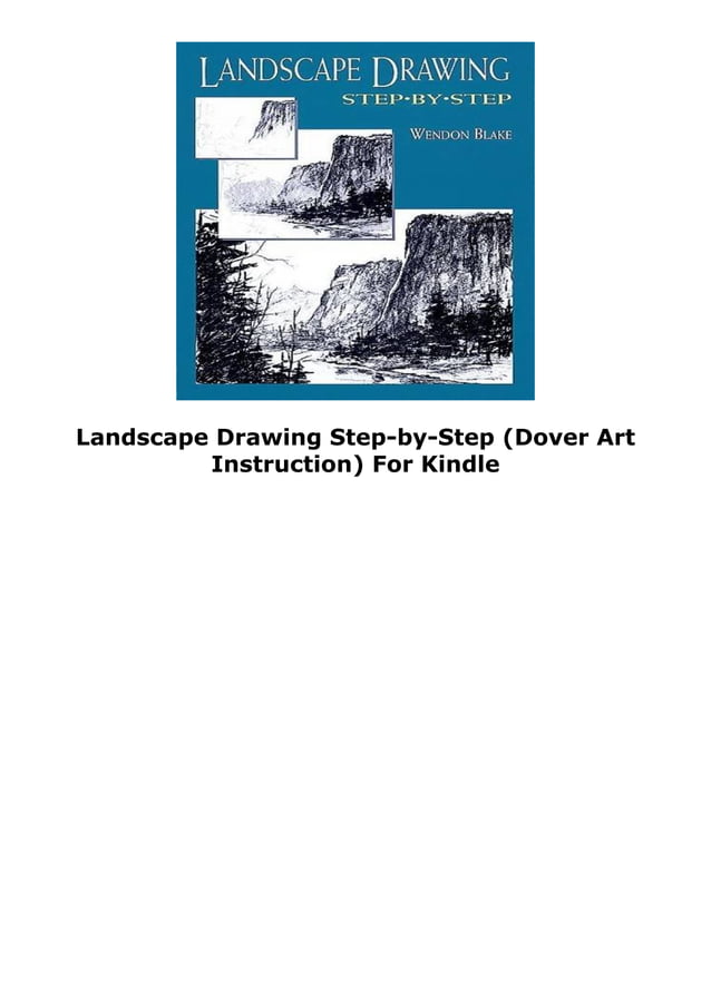 Landscape Drawing Step-by-Step (Dover Art Instruction) For Kindle | PDF