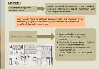 Landscape ancient egypt | PPTX