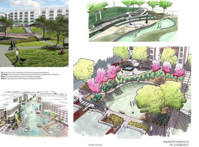 Arpan Patel's Landscape Architectural Design Portfolio & Drafting ...