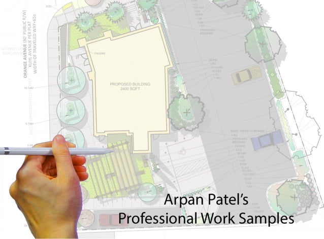 Arpan Patel's Landscape Architectural Design Portfolio & Drafting ...