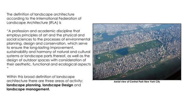 Landscape architecture : Natural and Man made | PDF