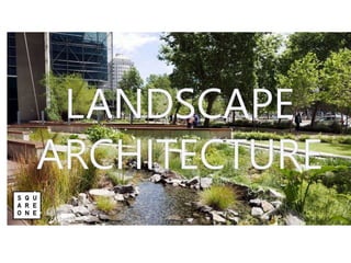 landscape architecture -*** Introduction | PPT