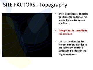 Landscape Architecture, Site Analysis.ppt