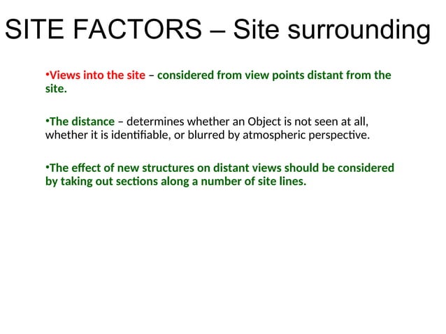 Landscape Architecture, Site Analysis.ppt