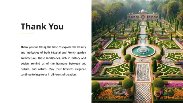 Landscape assignment for historical garden | PPTX