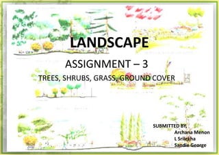 Landscape assignments | PDF