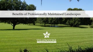Benefits of Maintained Landscapes | PPT