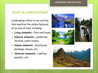 Landscape conservation | PPTX