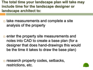 Landscape Costing | PPTX