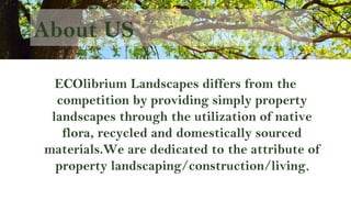 Contact For Landscaping Services Sydney | ECOlibrium Landscapes | PPT