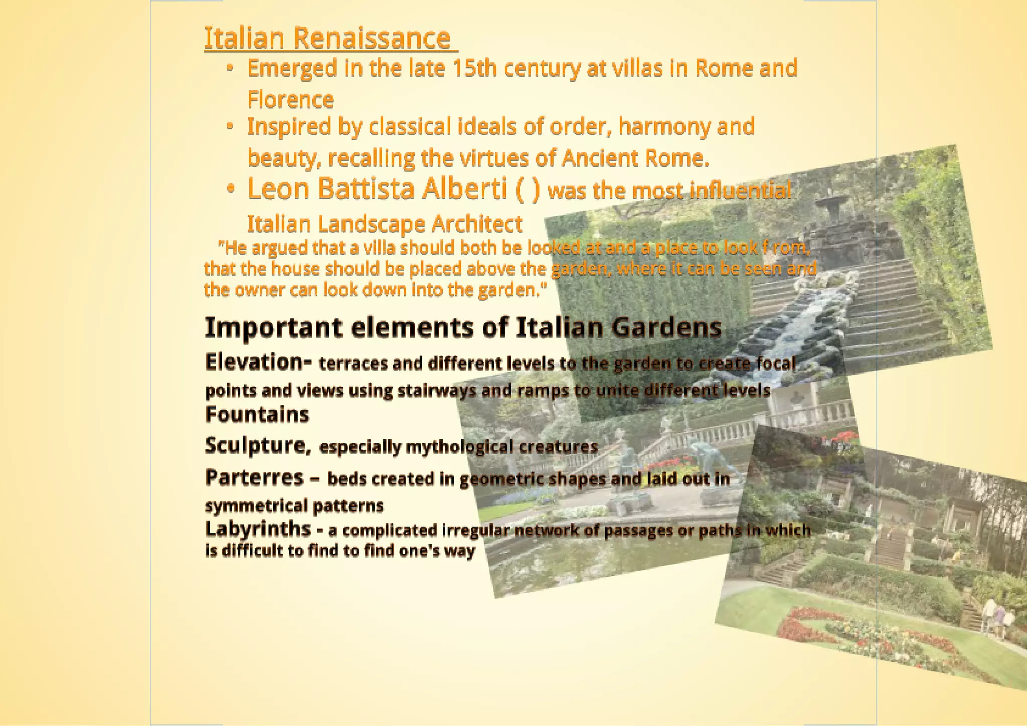 HISTORY AND EVOLUTION OF LANDSCAPE DESIGN | PDF