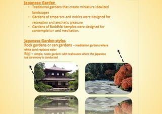 HISTORY AND EVOLUTION OF LANDSCAPE DESIGN | PDF