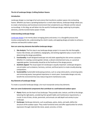 Landscape Design.docx