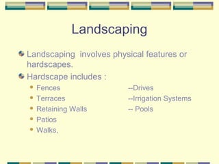 Landscape design, construction , and maintenance | PPT
