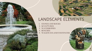 LANDSCAPE DESIGN PPT 2.pptx architecture student presentatiom | PPTX
