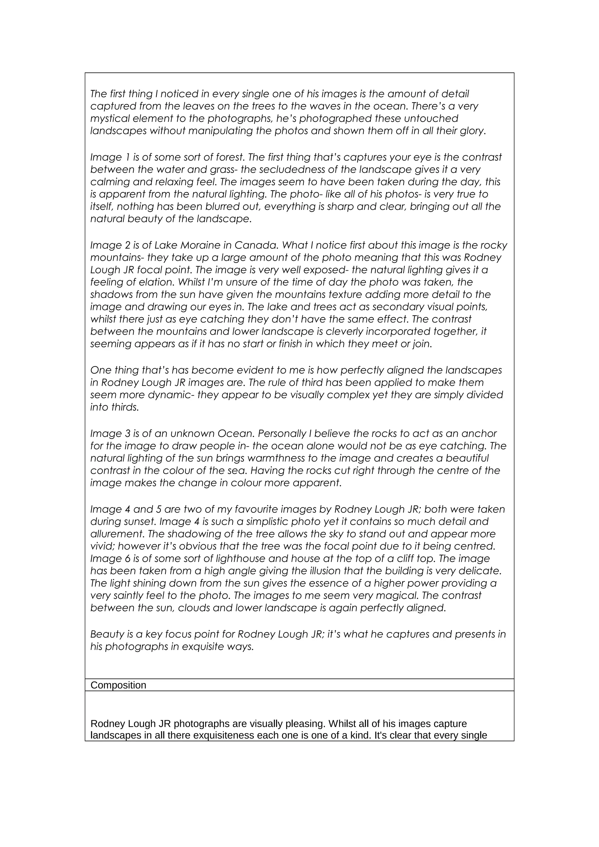 Landscape evaluation | DOC