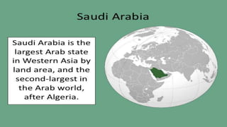 Short pwp slides about Saudi Arabia | PPTX