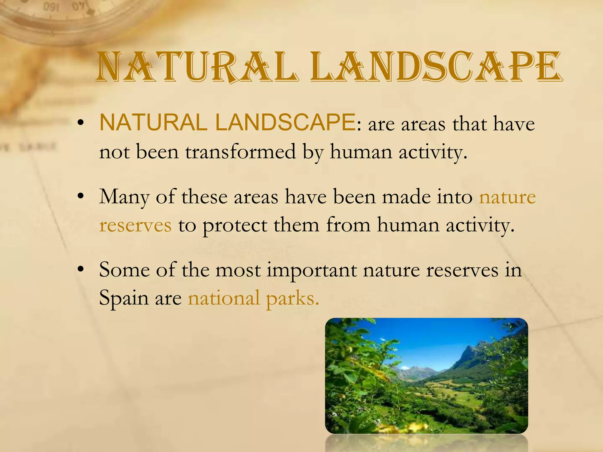 Landscape in spain | PPT