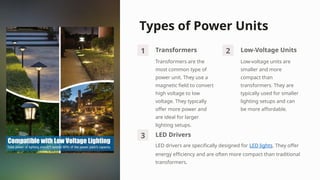 Landscape Lighting Power Unit - Sun In One | PPTX