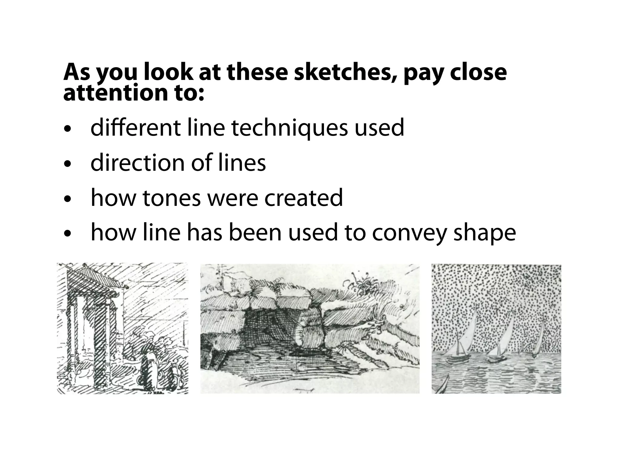 Landscape Line Drawings (sketch examples) | PDF
