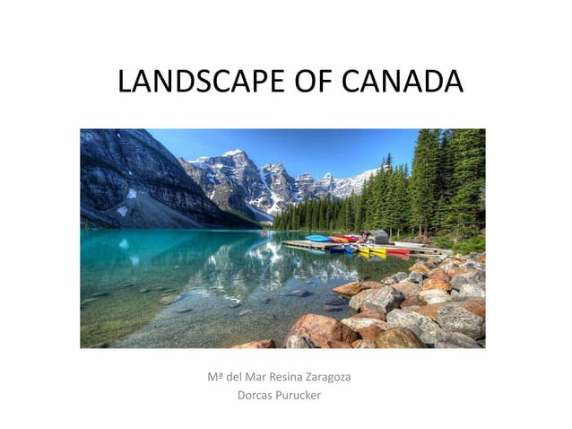 Landscape of canada | PPT