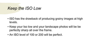 Landscape photography | PPTX
