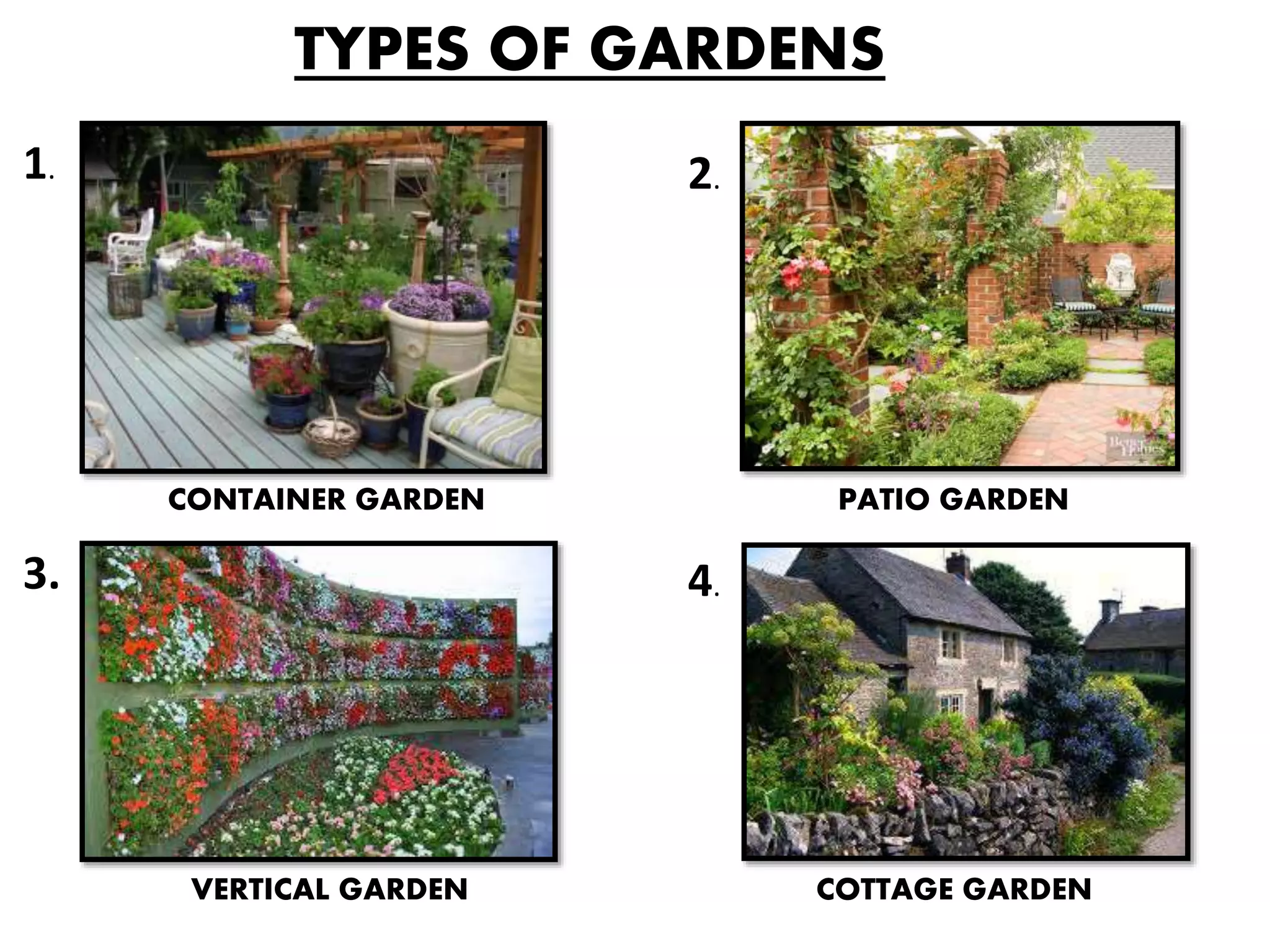 Types of Landscape Gardens | PPTX