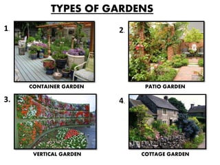 Types of Landscape Gardens | PPTX