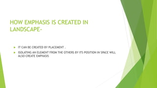 LANDSCAPE PPT POOJA. ARCHITECTURE DESIGN | PPTX