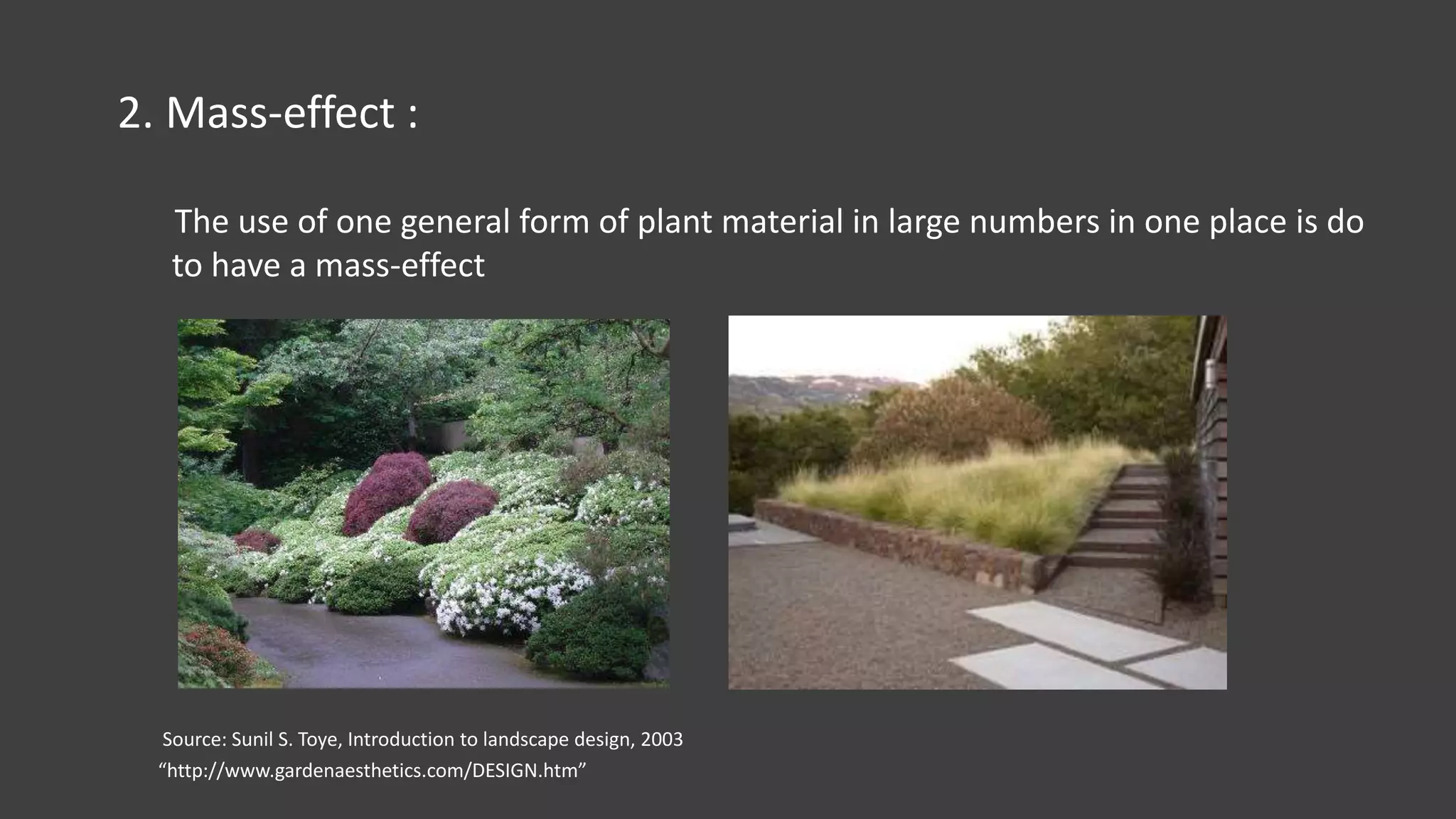 Landscape design principles | PPTX