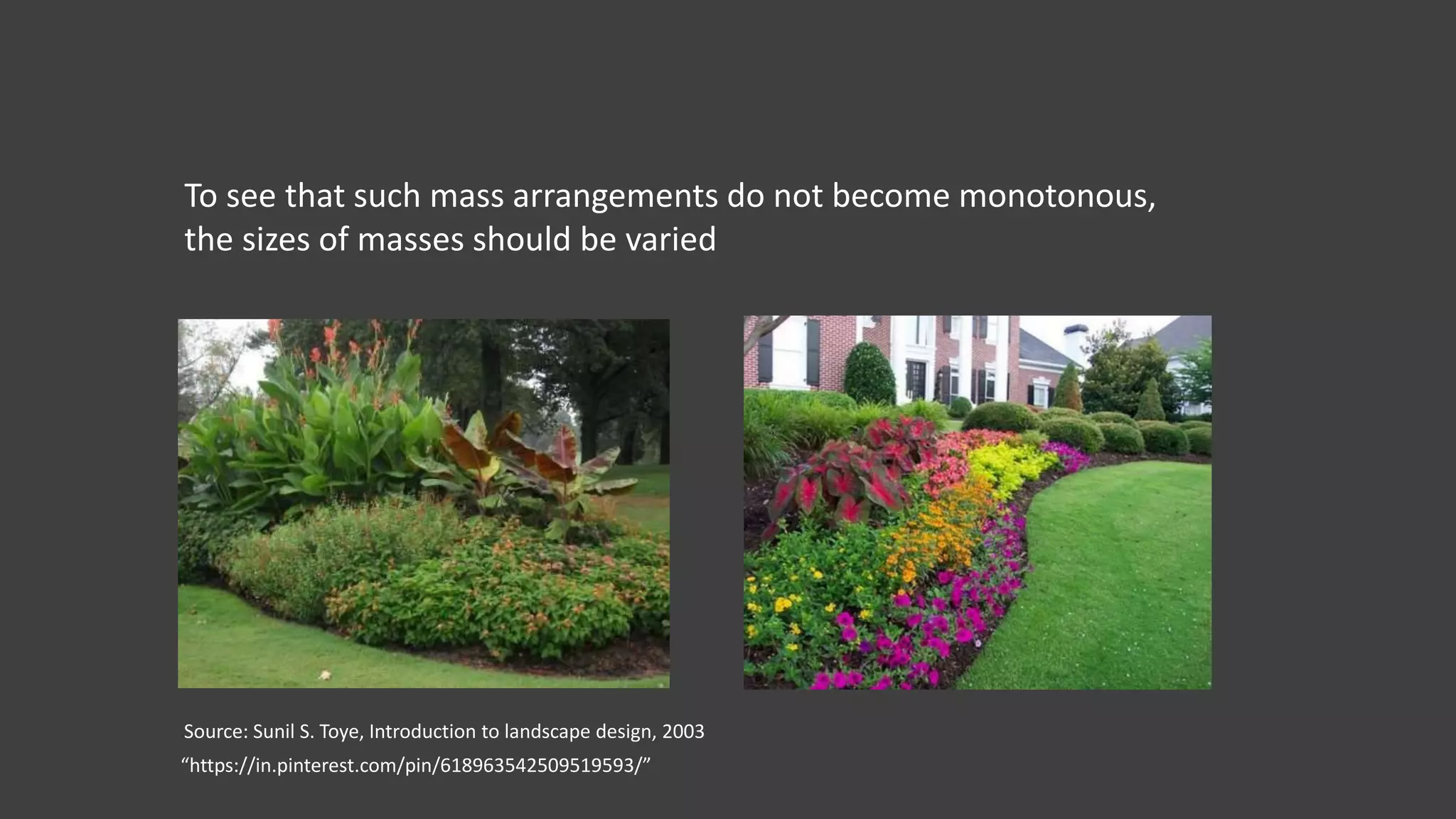 Landscape design principles | PPTX | Landscaping | Home & Garden