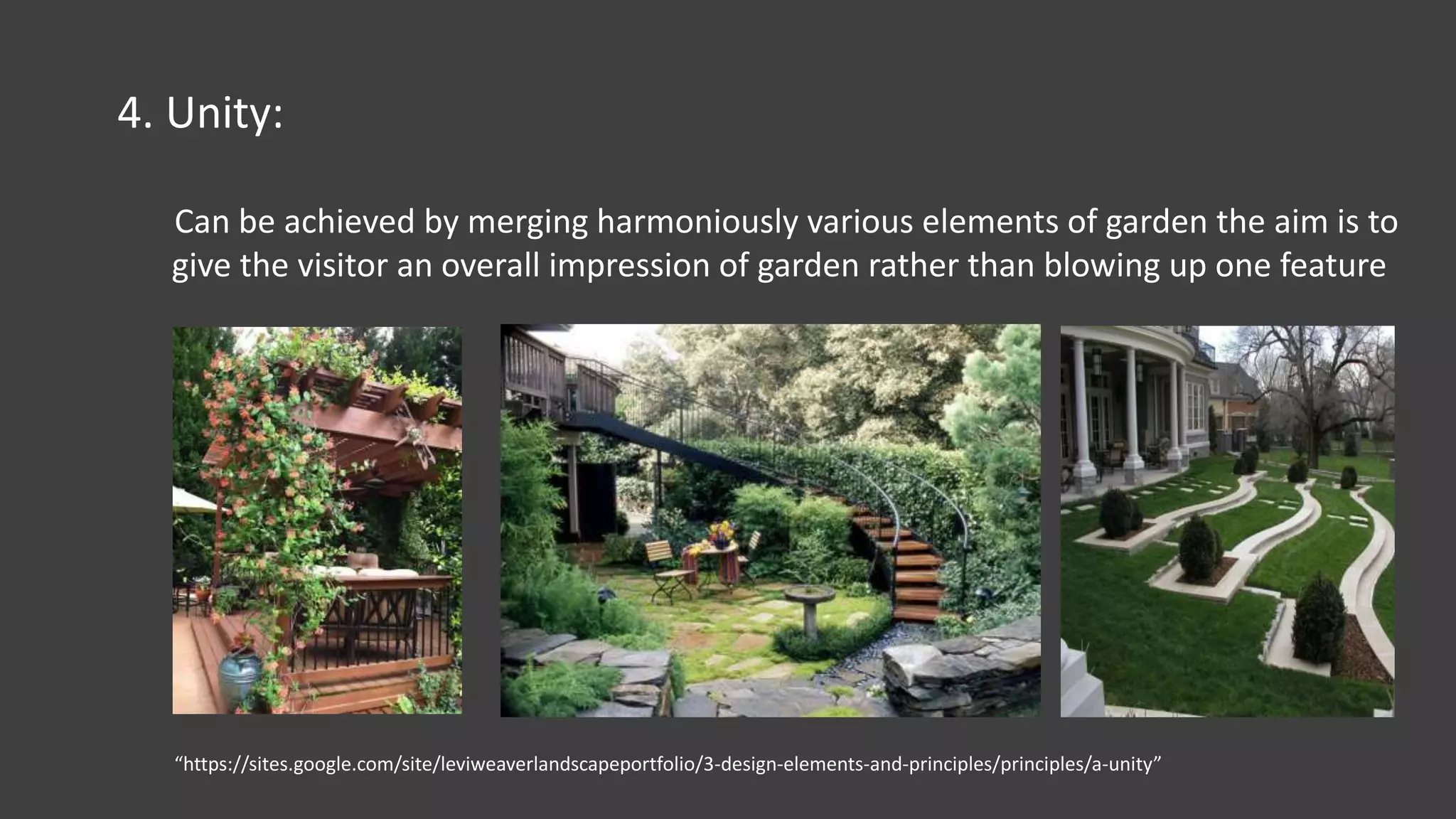 Landscape design principles | PPTX