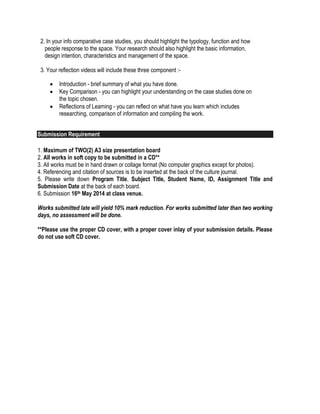 CONSTRUCTED LANDSCAPE PROJECT 1 BRIEF | PDF