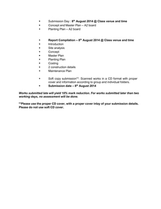 Landscape project3 april | PDF