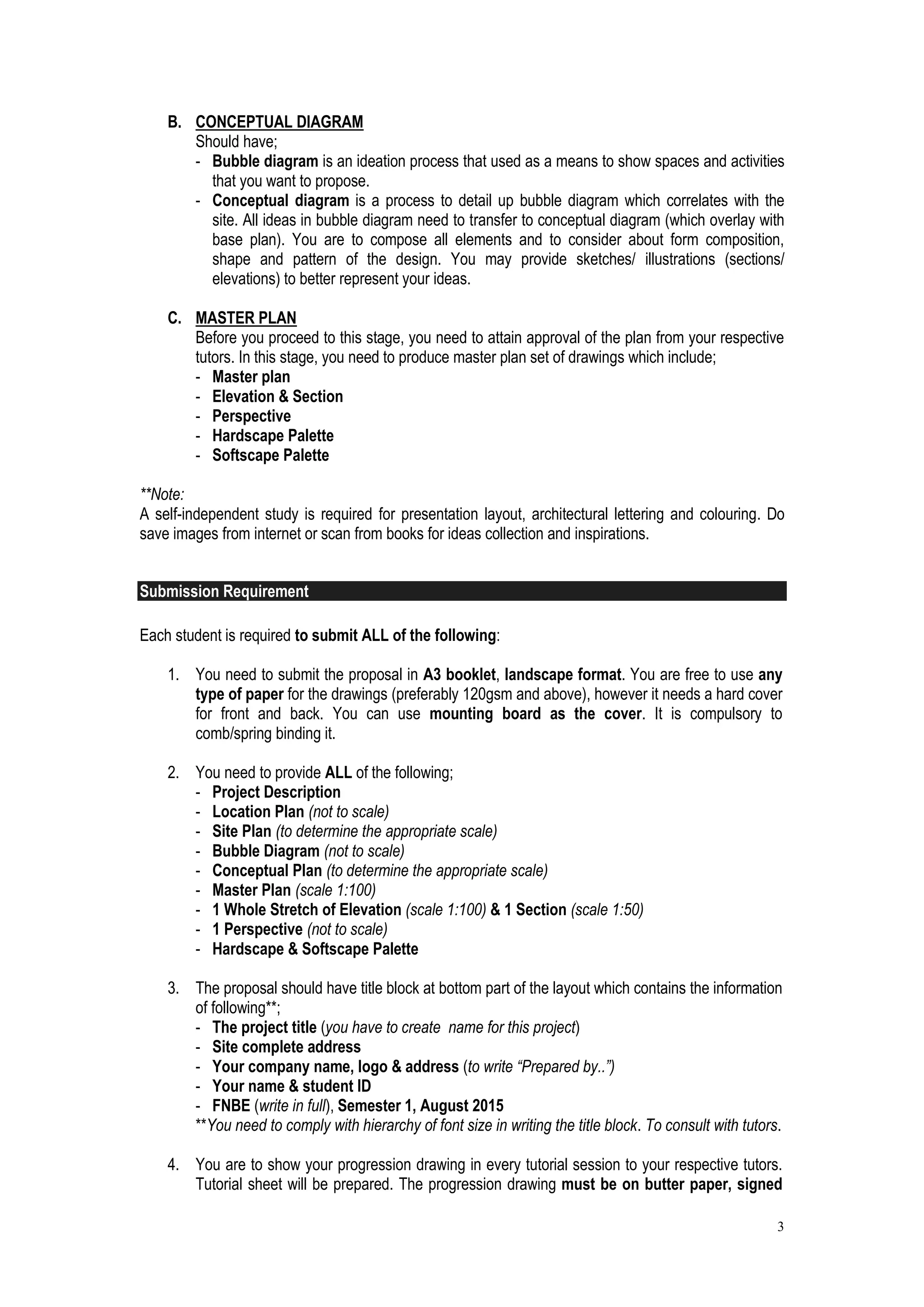 Landscape project proposal | PDF