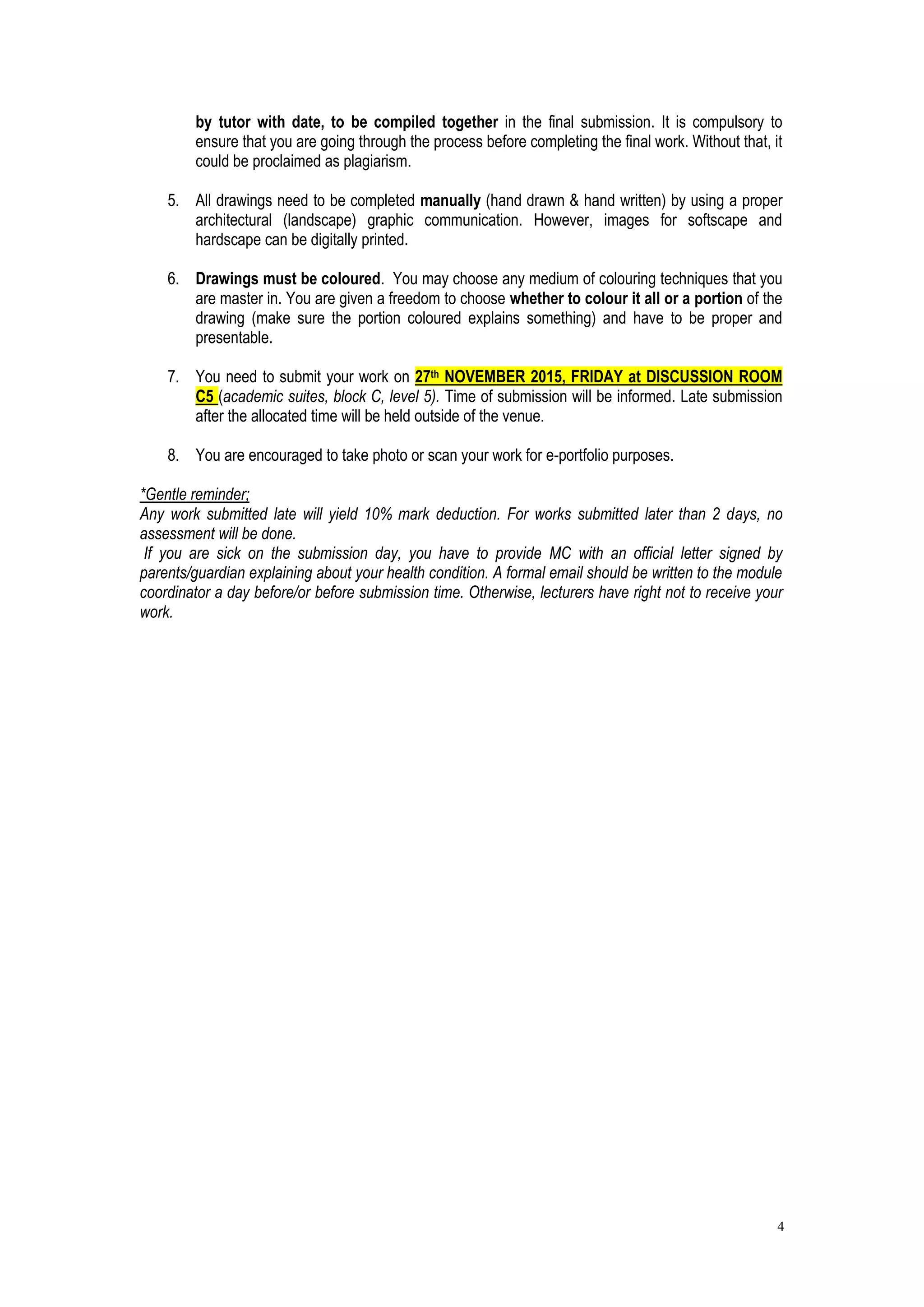 Landscape project proposal | PDF