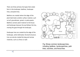 Landscape Design Elements - Line | DOCX