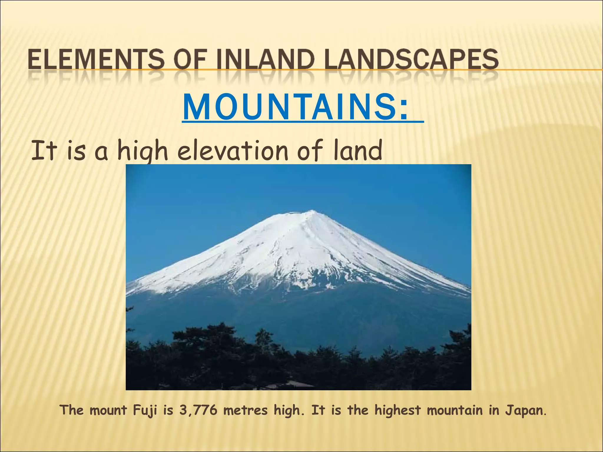 Inland Landscapes | PPT