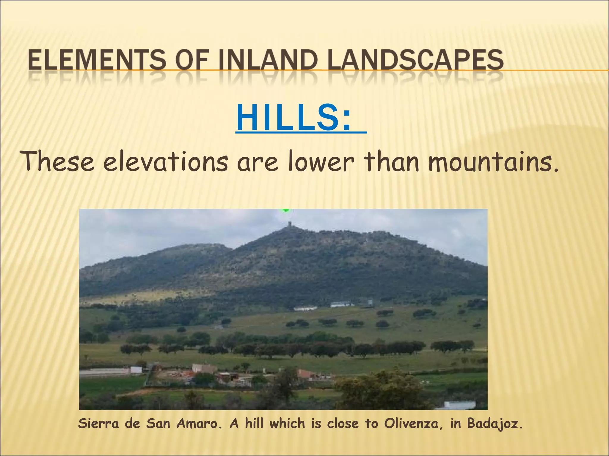 Inland Landscapes | PPT