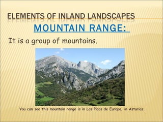 Inland Landscapes | PPT | Geography | Science