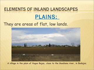 Inland Landscapes | PPT | Geography | Science