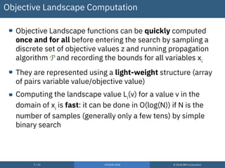 Objective Landscapes for Constraint Programming | PDF