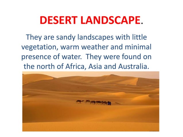 Landscapes around the world. | PPTX | Geography | Science