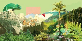 vintage collage backgrounds | PPT