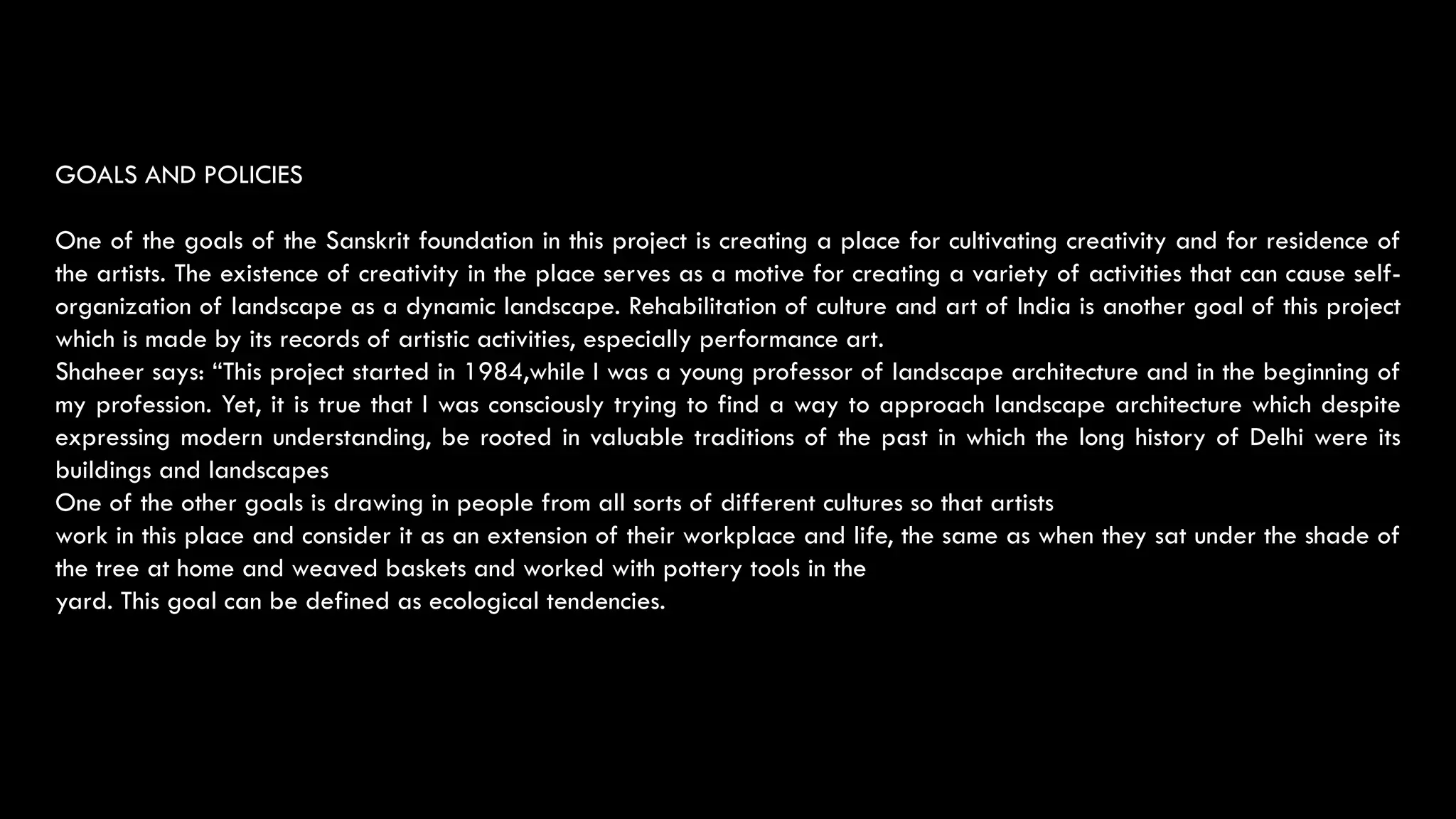 Mohammad Shaheer | Landscape design | PDF