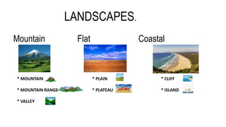 Landscapes (year 1) | PPTX